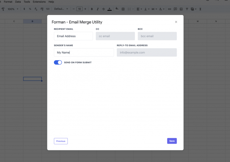 Forman - Email Merge Utility - Boopis Media